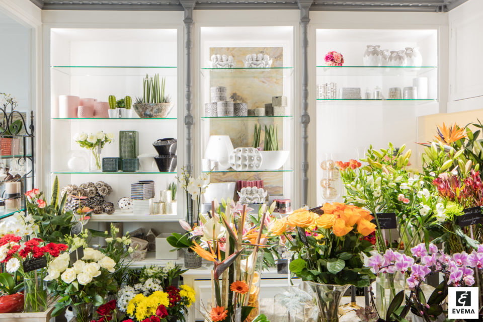 Le mobilier fleuriste | Commerce | Evema Agencement