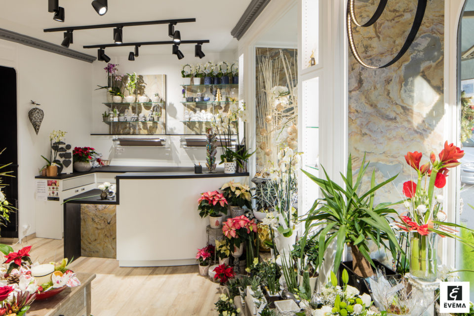 Le mobilier fleuriste | Commerce | Evema Agencement