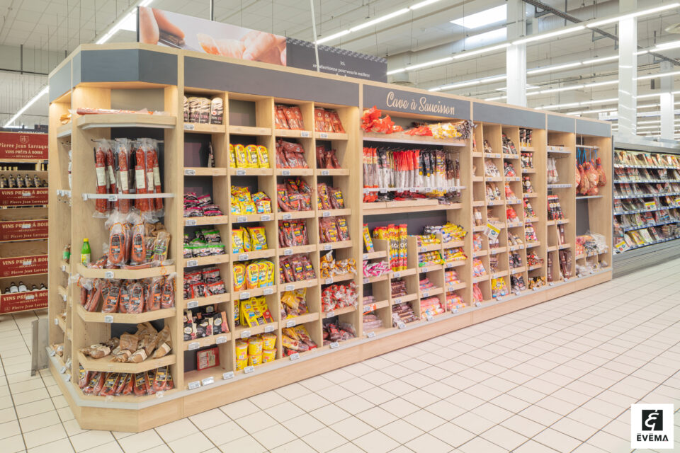 HU_ROCHELLE_Aménagement_rayons_charcuterie_traiteur_GMS | Evema Agencement